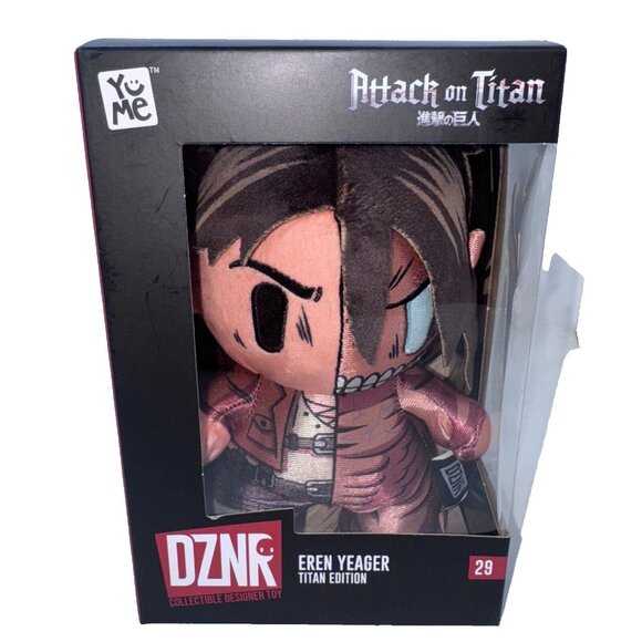 YuMe | Toys | Yume Attack On Titan 7in Dznr Collectible Plush Eren ...